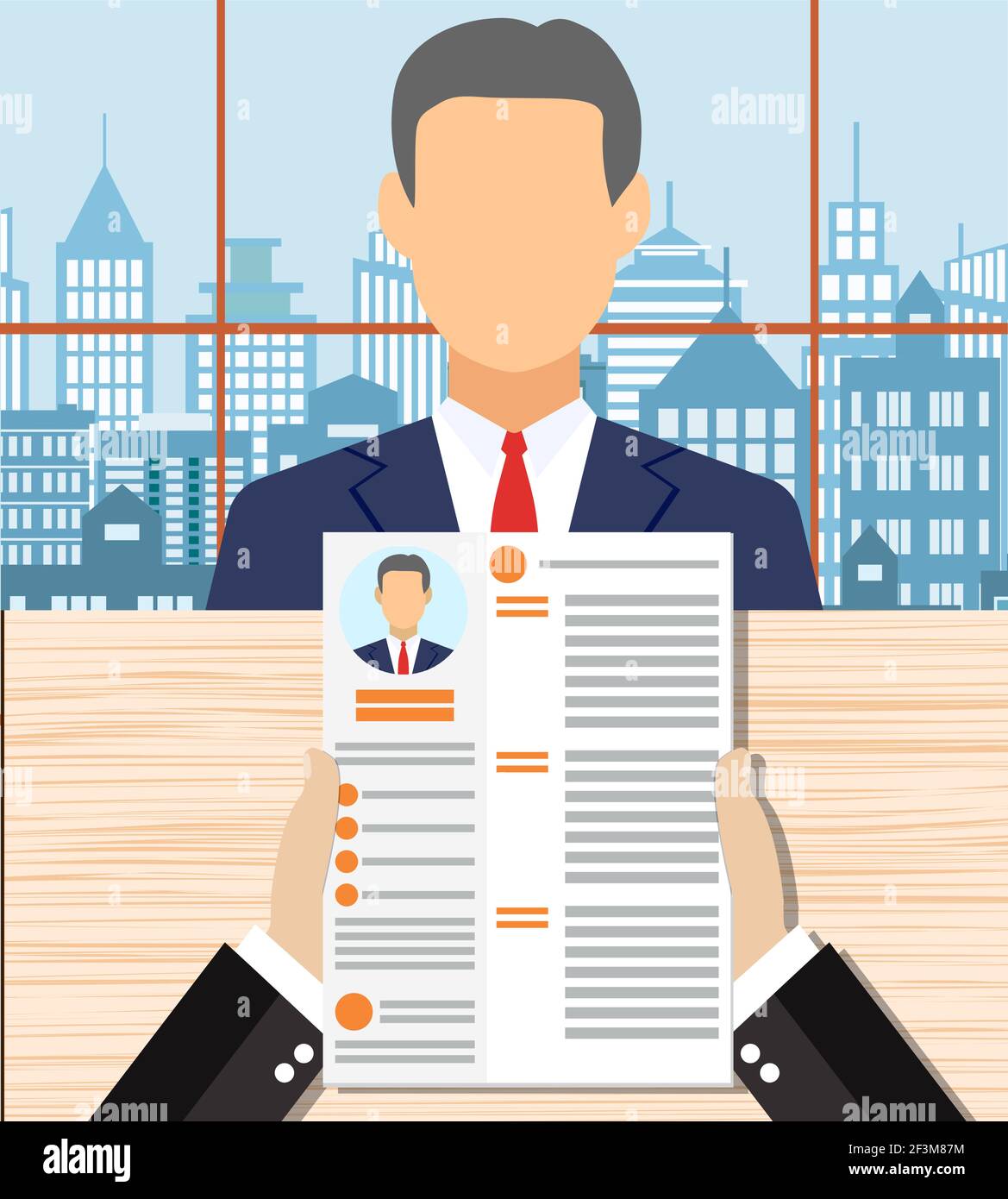 Hands human curriculum vitae hi-res stock photography and images - Alamy