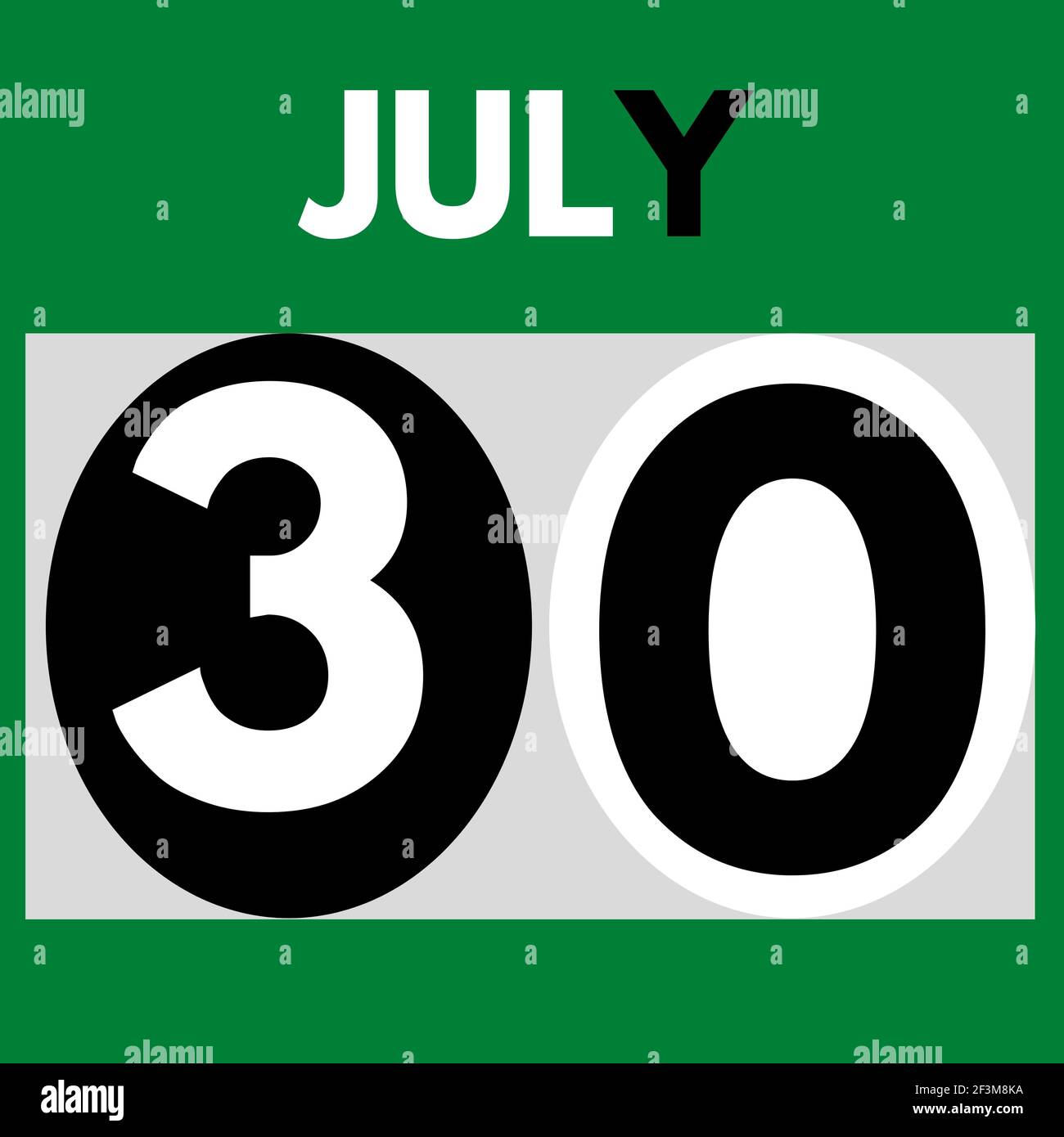 30 july calendar icon hi-res stock photography and images - Alamy