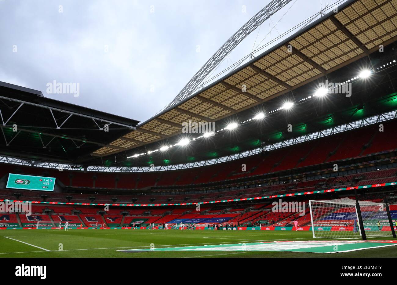 A general view empty wembley stadium hi-res stock photography and ...