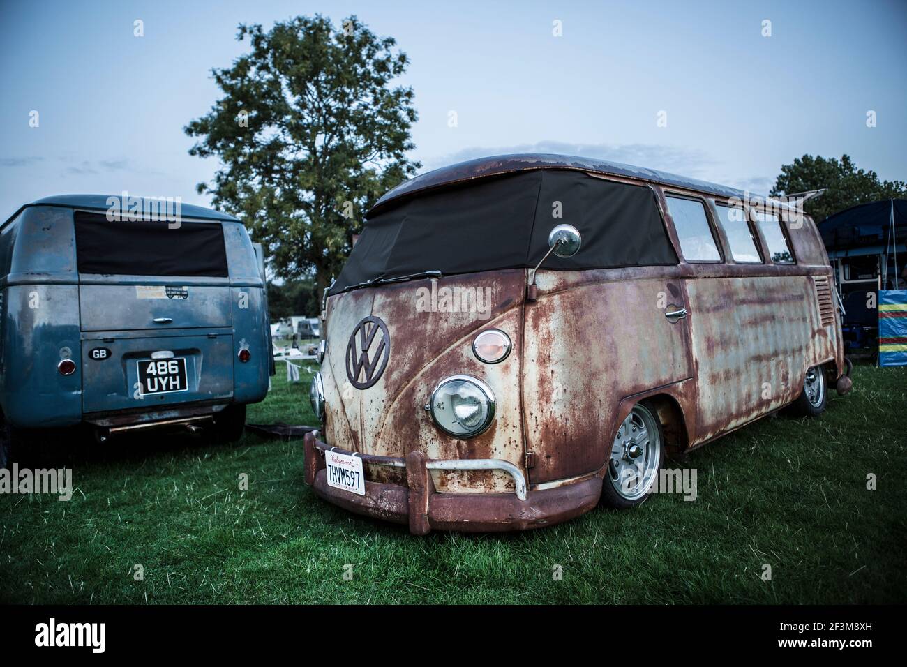 Busfest Vanfest Great Malvern in England Stock Photo - Alamy