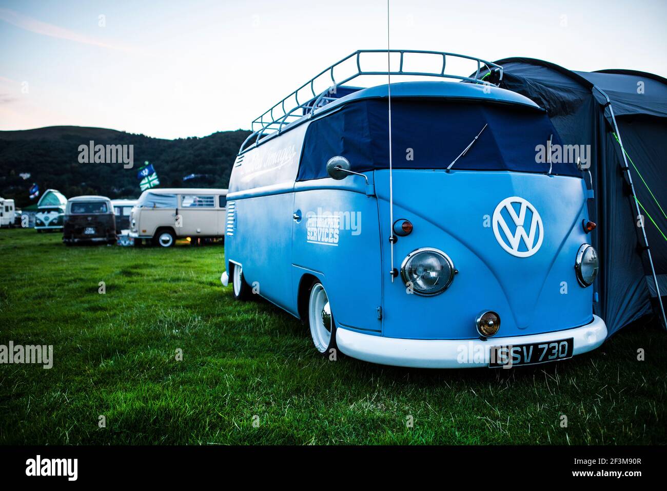Busfest Vanfest Great Malvern in England Stock Photo - Alamy