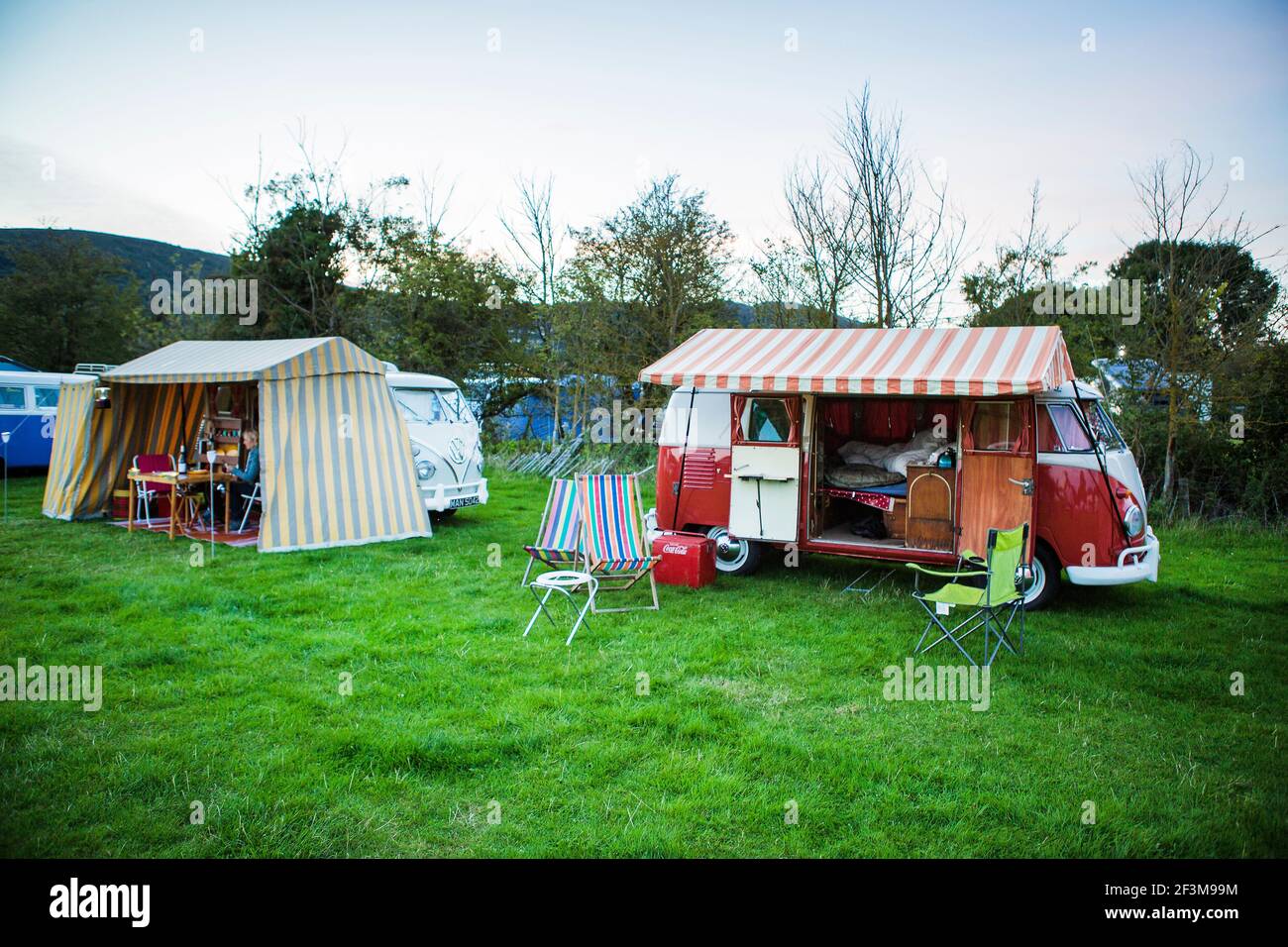 Busfest Vanfest Great Malvern in England Stock Photo - Alamy