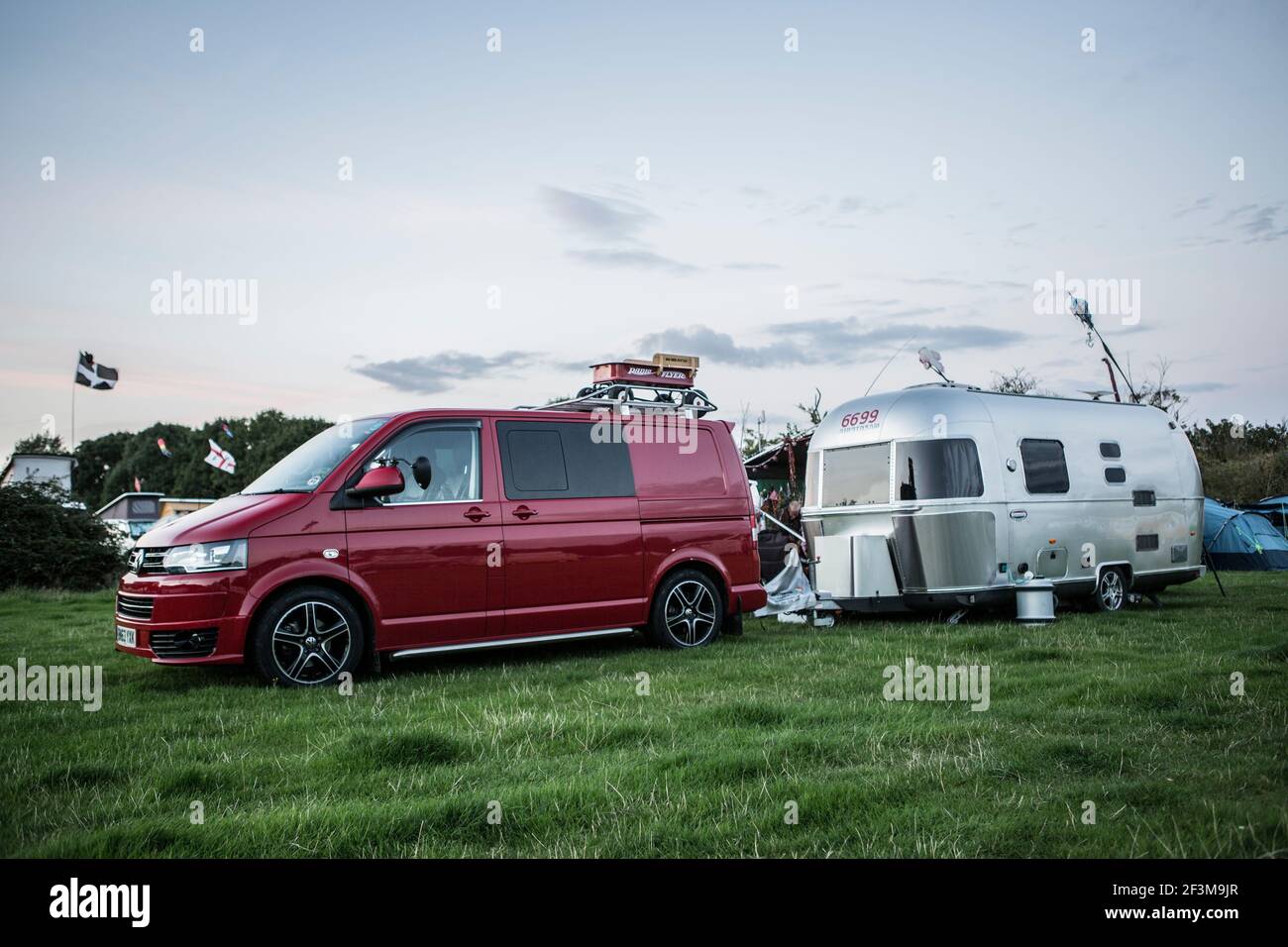 Busfest Vanfest Great Malvern in England Stock Photo - Alamy