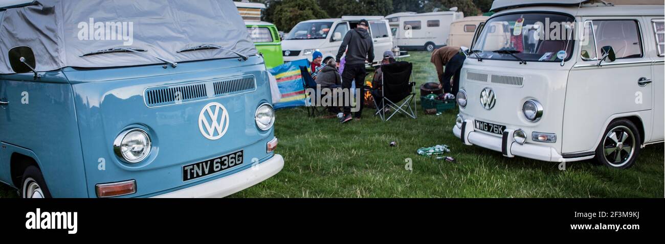 Busfest Vanfest Great Malvern in England Stock Photo - Alamy