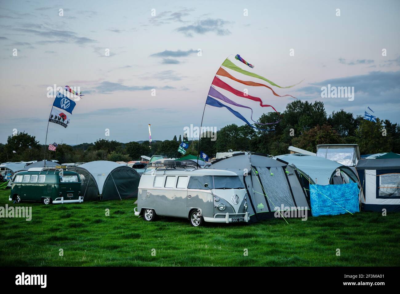 Busfest Vanfest Great Malvern in England Stock Photo - Alamy