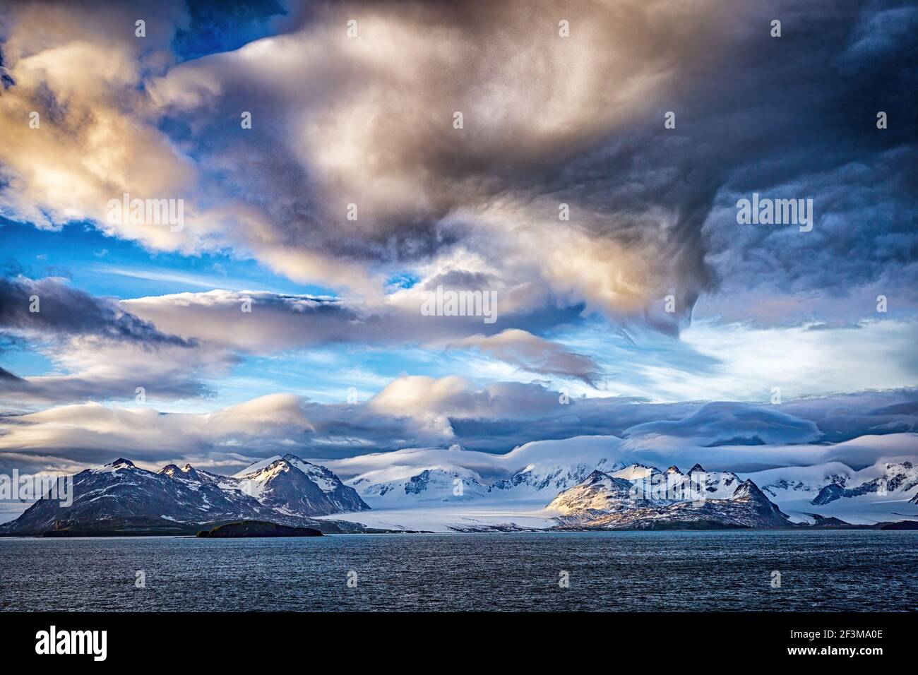 Approach to South Georgia Island Stock Photo - Alamy