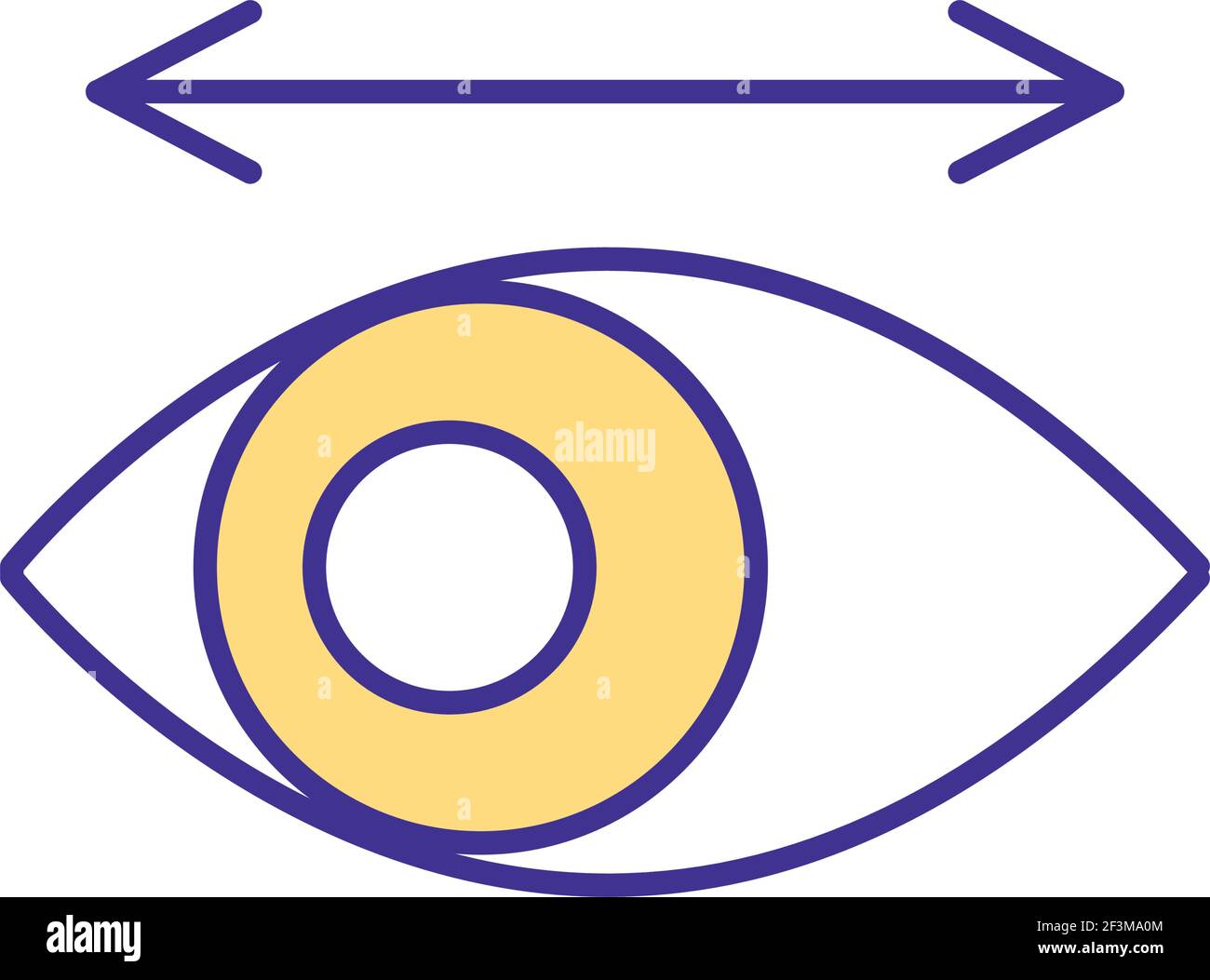 Testing eye reflectors RGB color icon Stock Vector Image & Art - Alamy