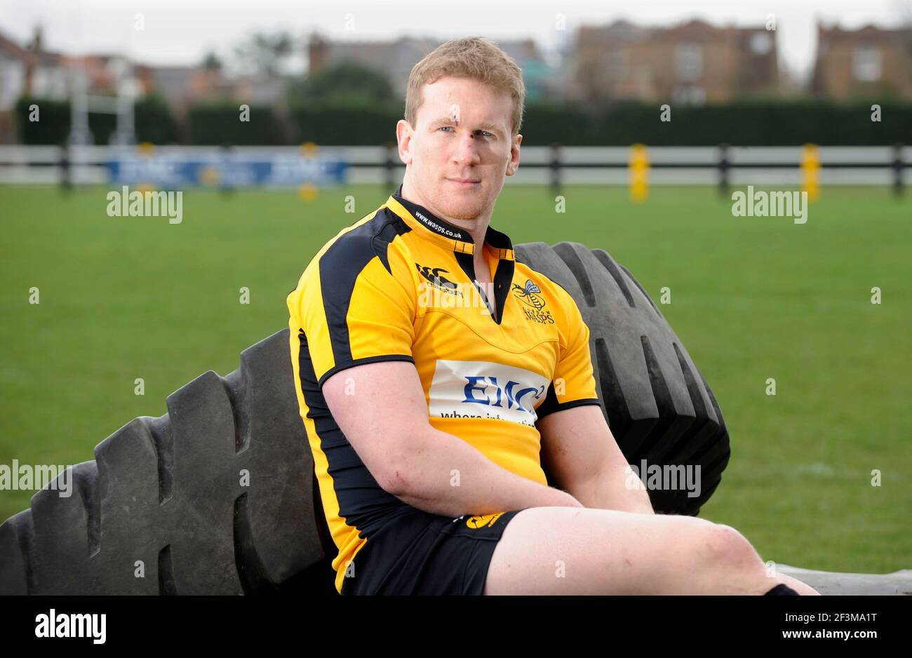 Tom Rees of Wasps RFC 31/3/10. . PICTURE DAVID ASHDOWN Stock Photo - Alamy