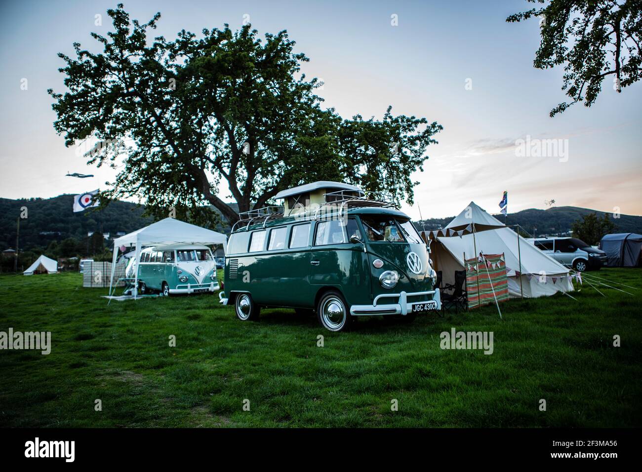 Busfest Vanfest Great Malvern in England Stock Photo - Alamy