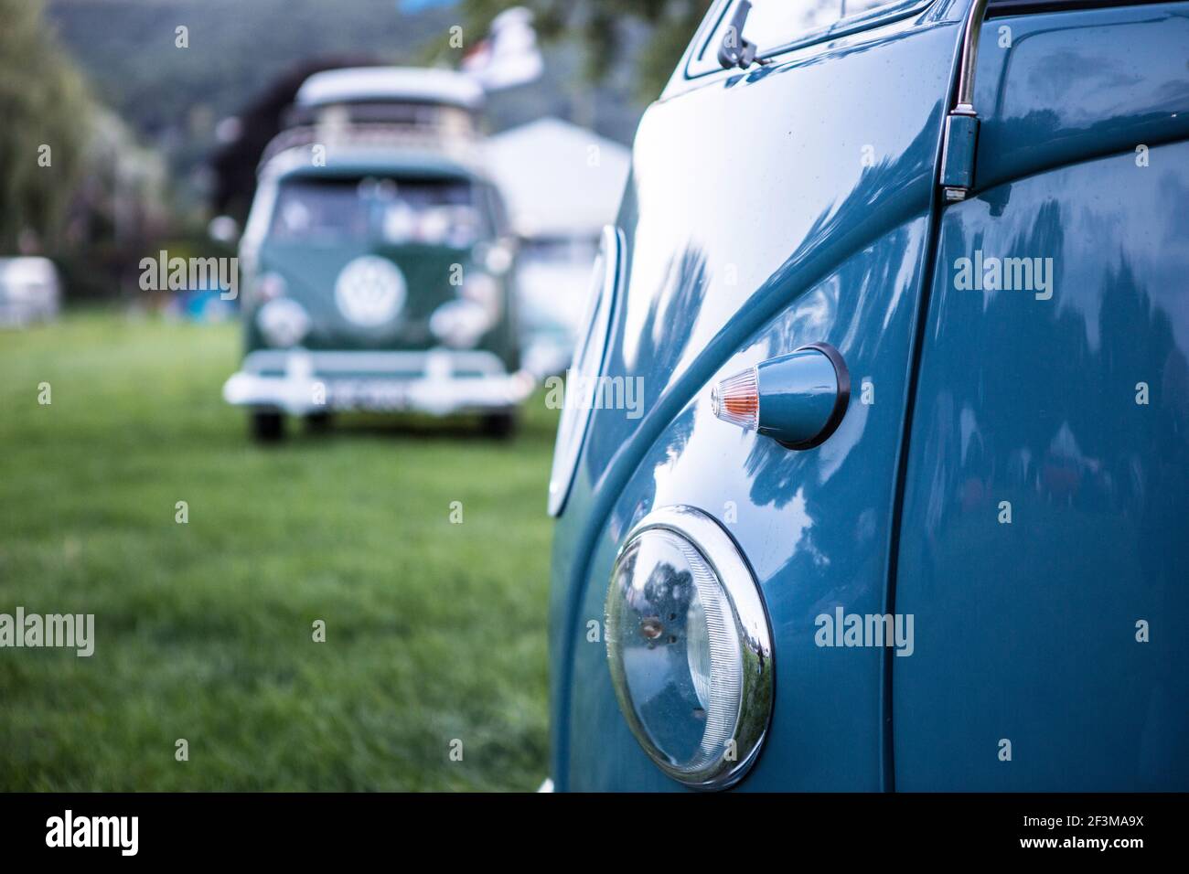 Busfest Vanfest Great Malvern in England Stock Photo - Alamy