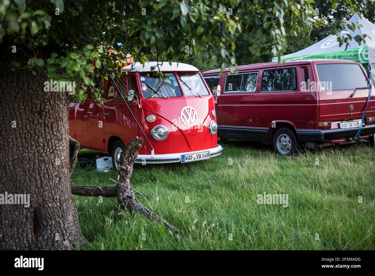Busfest Vanfest Great Malvern in England Stock Photo - Alamy