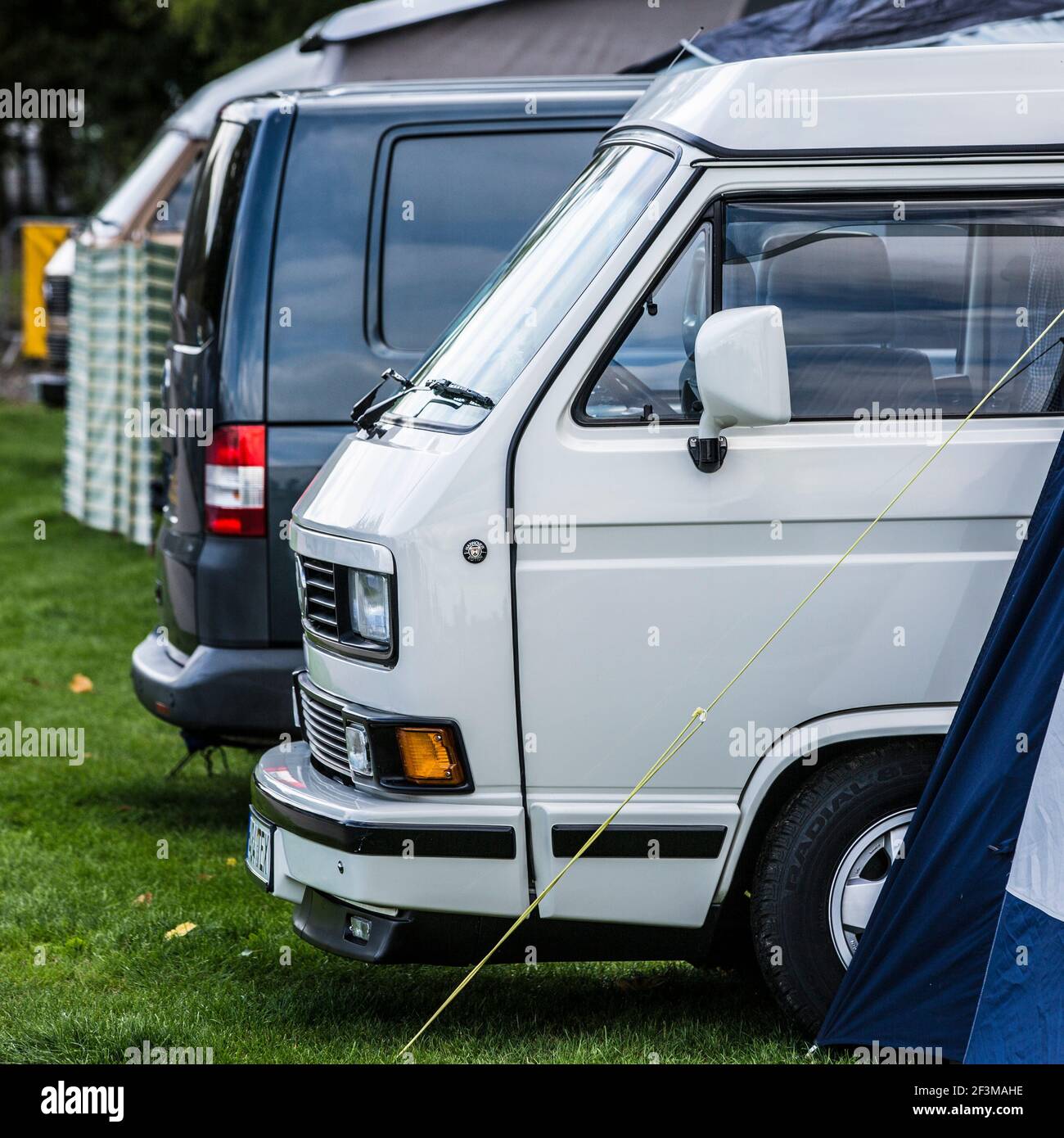Busfest Vanfest Great Malvern in England Stock Photo - Alamy