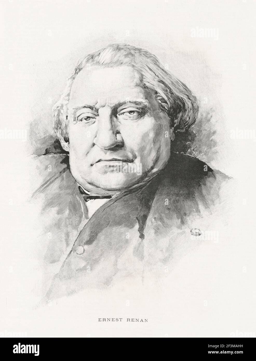 Joseph Ernest Renan (1823 – 1892) was a French Orientalist and Semitic ...