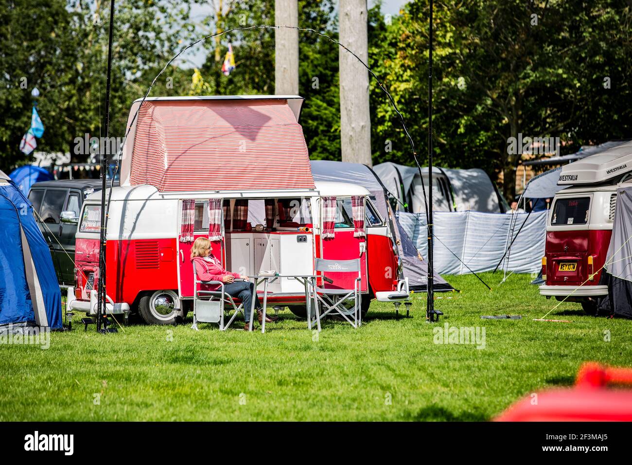 Busfest Vanfest Great Malvern in England Stock Photo - Alamy