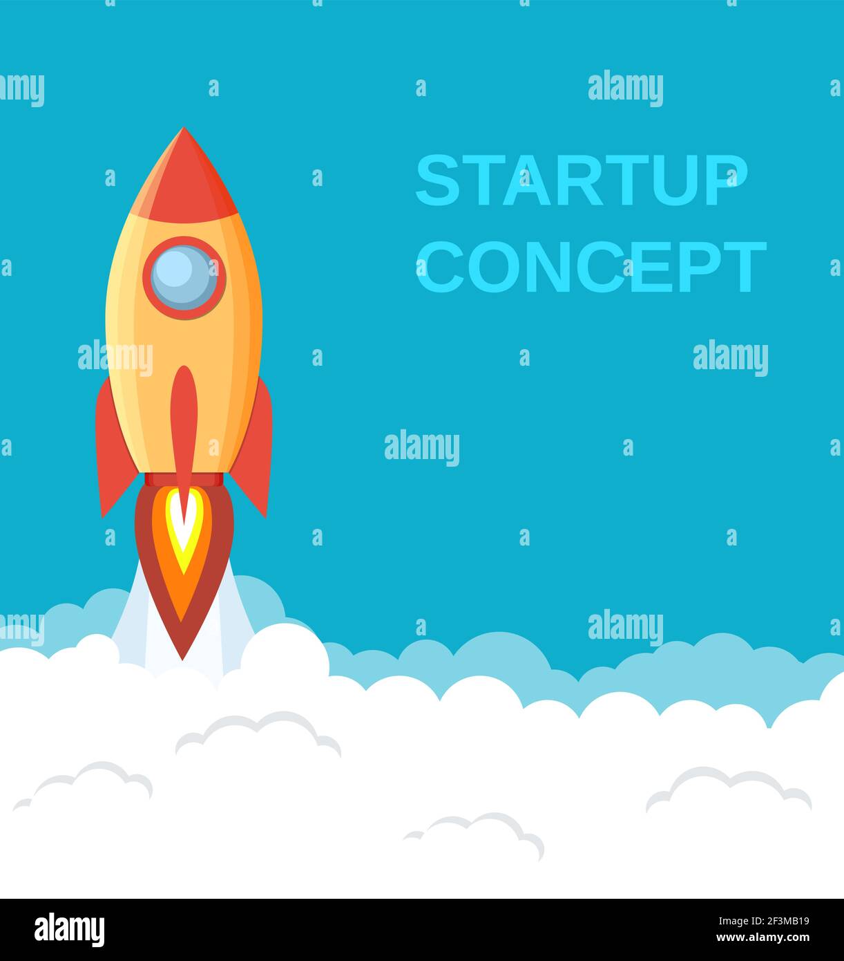 Start up concept flat style Stock Vector Image & Art - Alamy