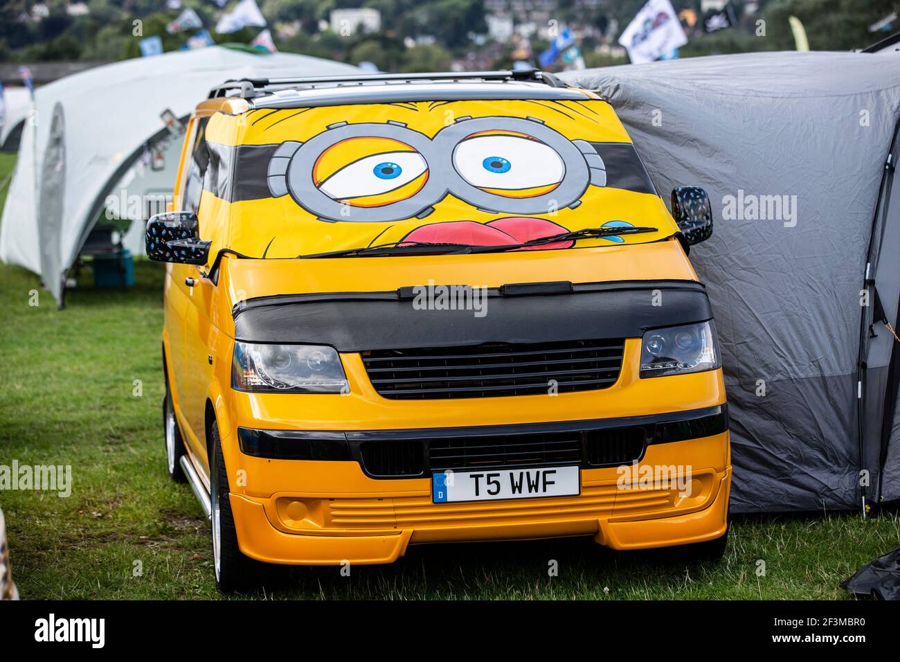 Busfest Vanfest Great Malvern in England Stock Photo - Alamy