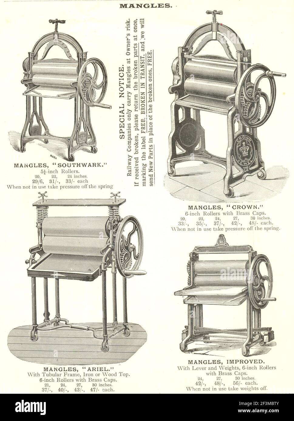 Vintage utensil catalogue hi-res stock photography and images - Alamy