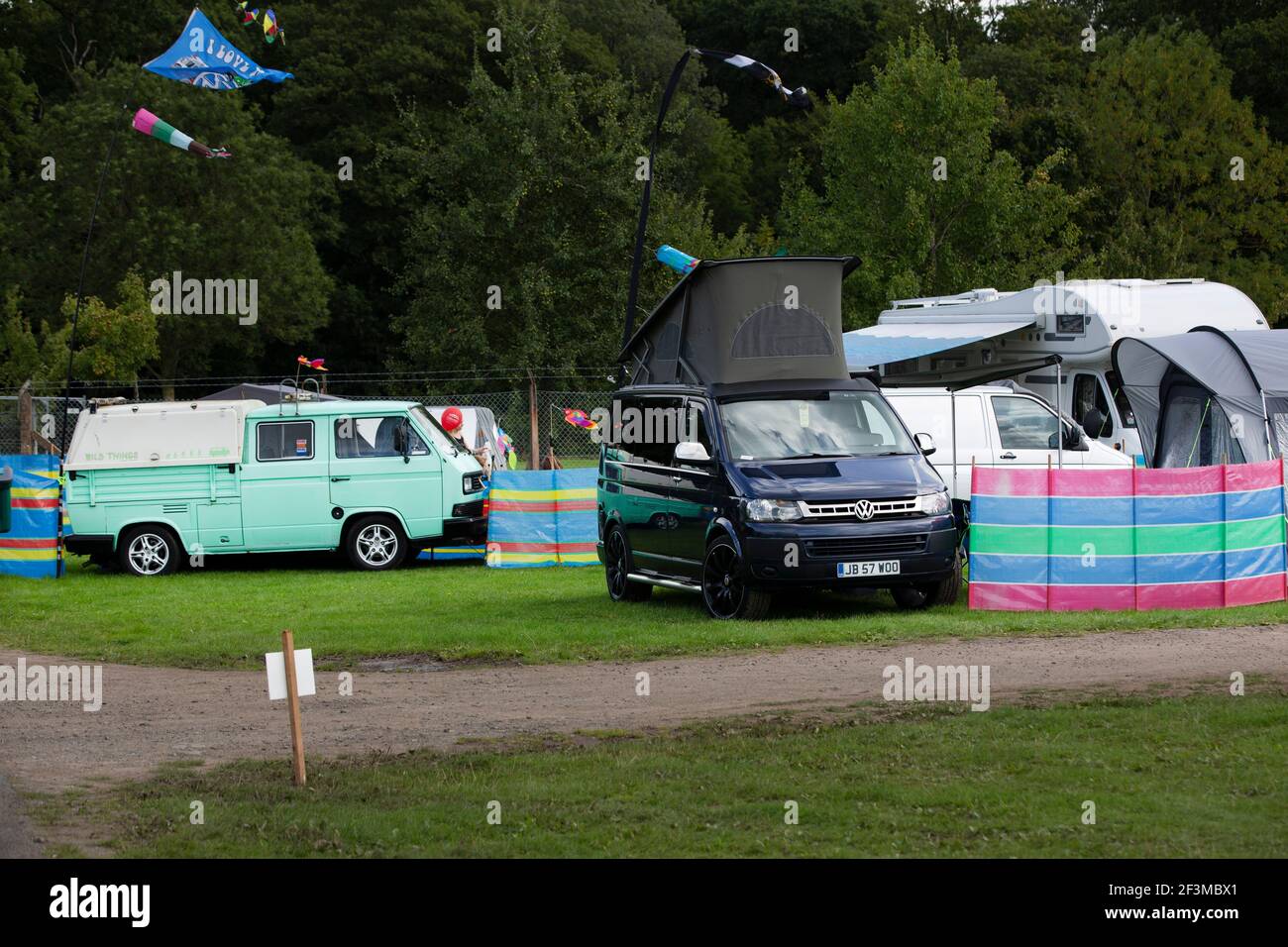 Busfest Vanfest Great Malvern in England Stock Photo - Alamy