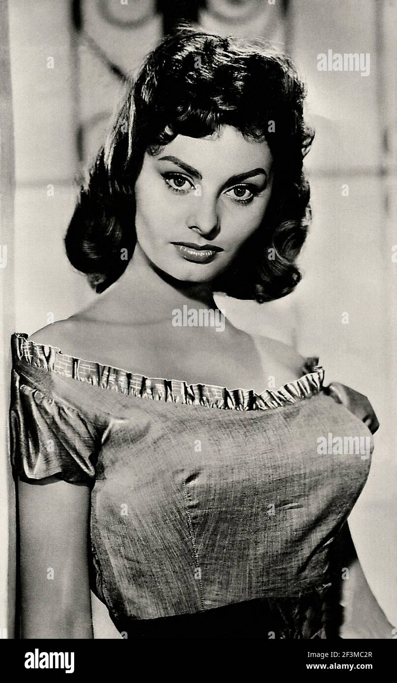 Sophia Loren Italian Film Actress High Resolution Stock Photography and ...