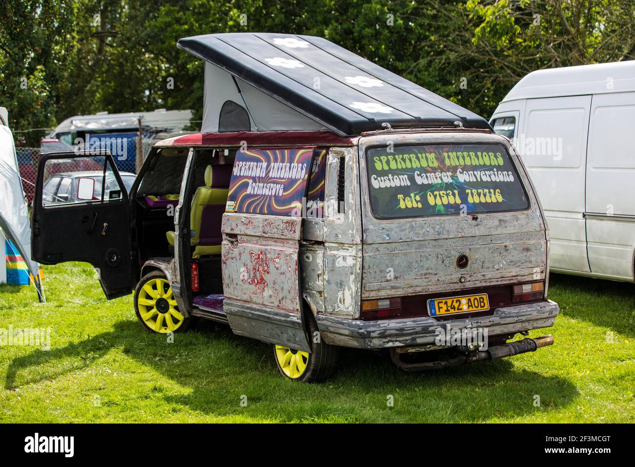 Busfest Vanfest Great Malvern in England Stock Photo - Alamy
