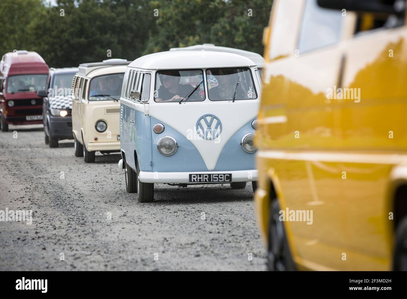 Busfest Vanfest Great Malvern in England Stock Photo - Alamy