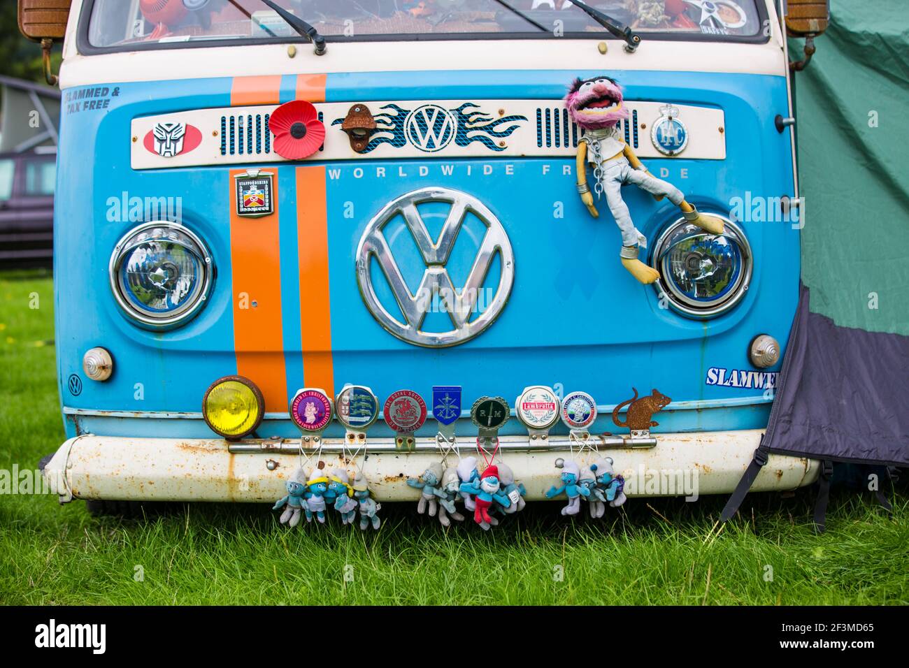 Busfest Vanfest Great Malvern in England Stock Photo - Alamy