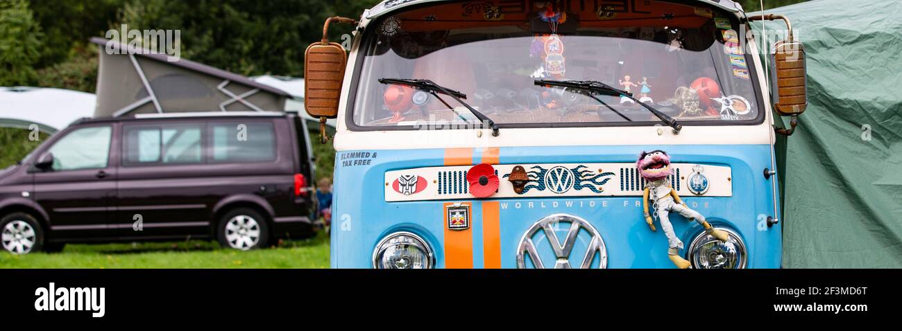 Busfest Vanfest Great Malvern in England Stock Photo - Alamy
