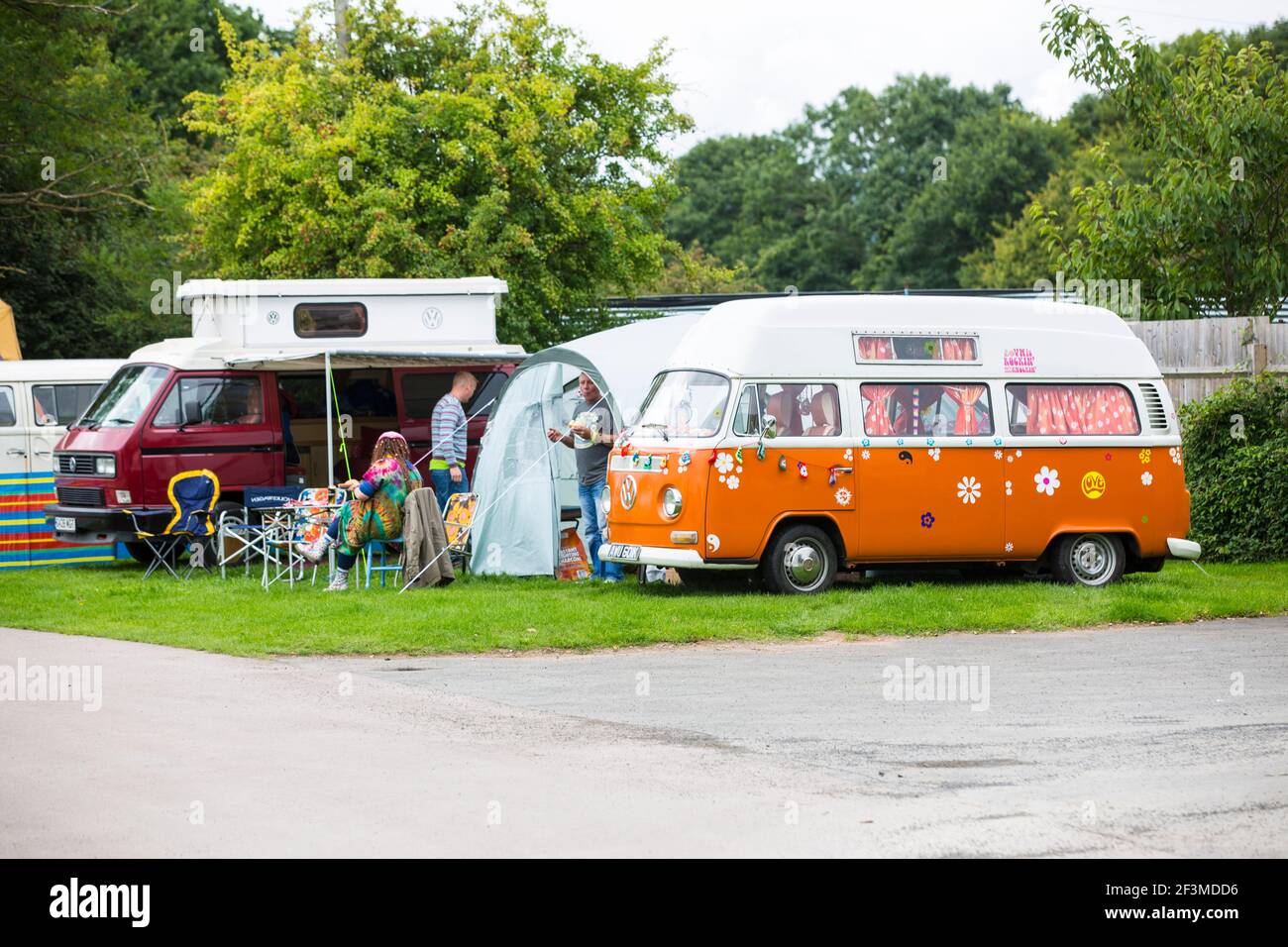 Busfest Vanfest Great Malvern in England Stock Photo - Alamy