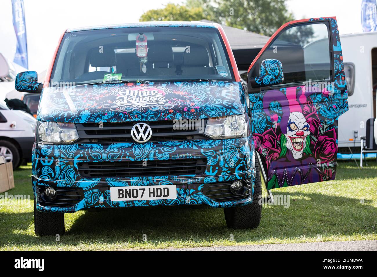 Busfest Vanfest Great Malvern in England Stock Photo - Alamy