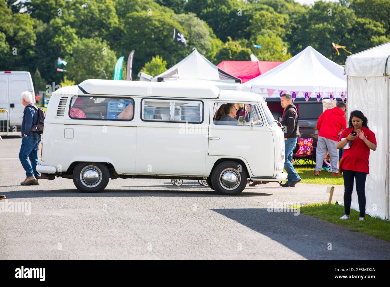 Busfest Vanfest Great Malvern in England Stock Photo - Alamy