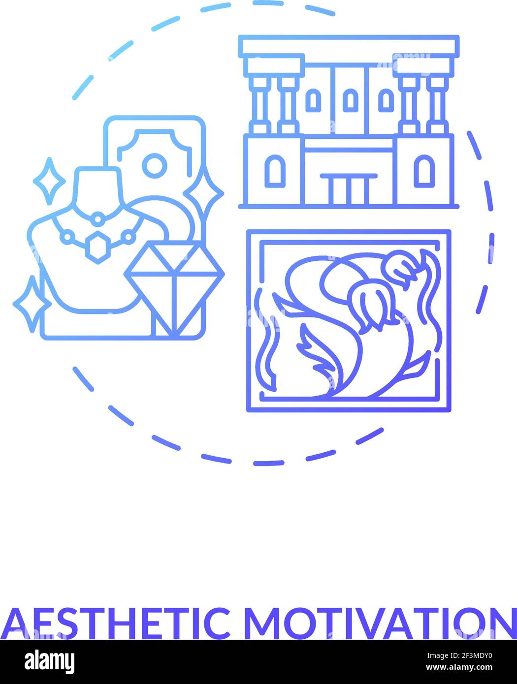 Aesthetic motivation concept icon Stock Vector Image & Art - Alamy