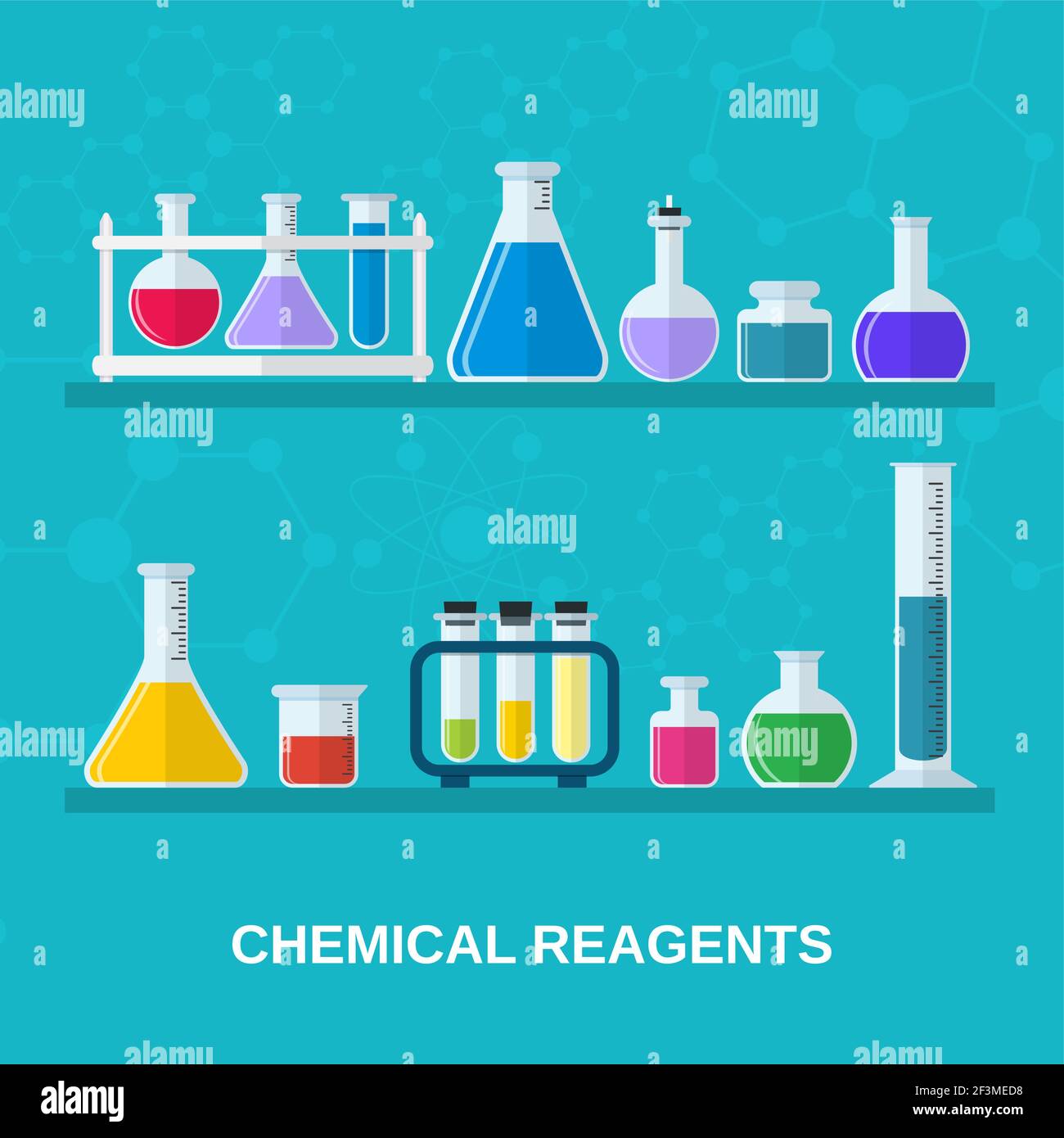 School science flask funnel Stock Vector Images - Alamy