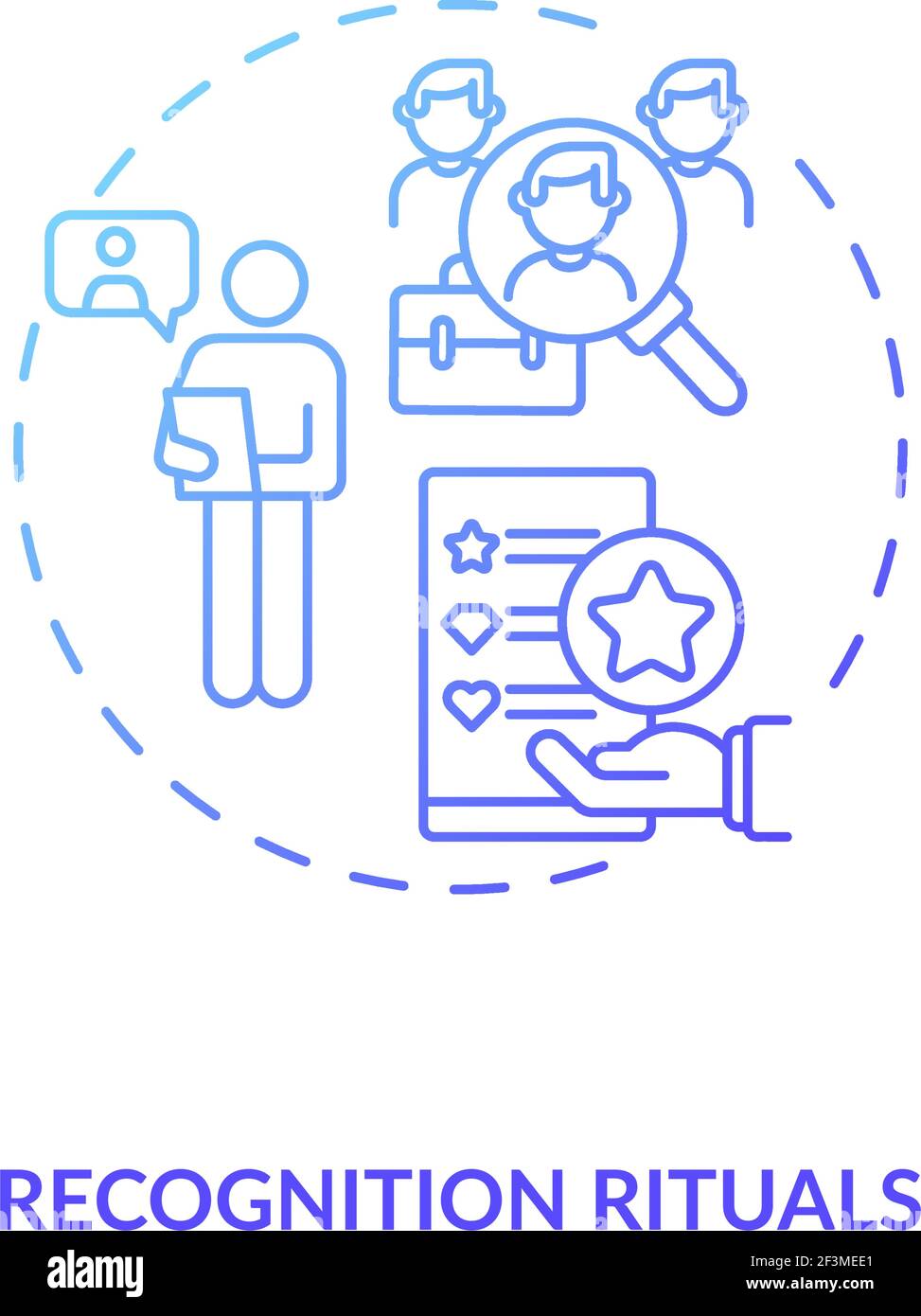 Recognition rituals concept icon Stock Vector Image & Art - Alamy