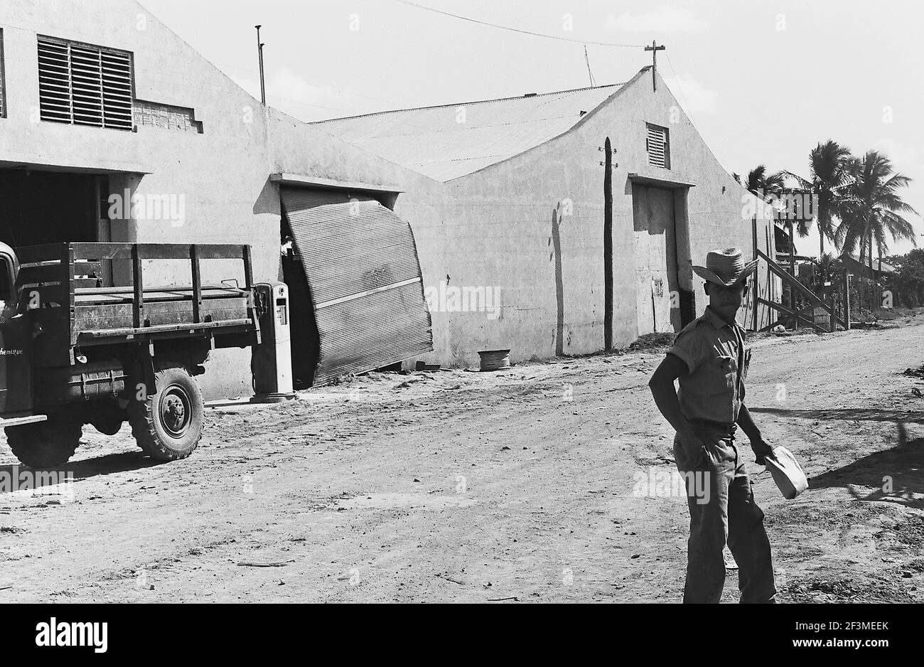 Hurricane Flora damage, central Cuba, Cuba, 1963. From the Deena ...