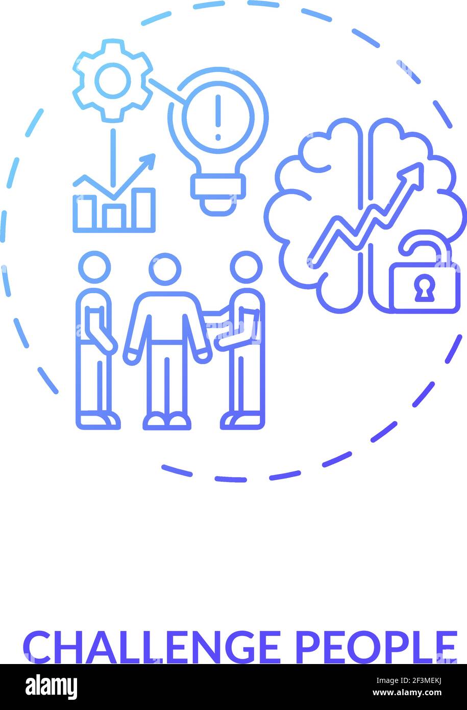 Challenge people concept icon Stock Vector Image & Art - Alamy