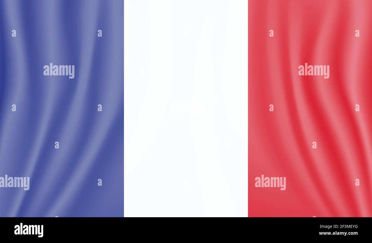 France flag with waving grunge texture. Vector background Stock Vector ...