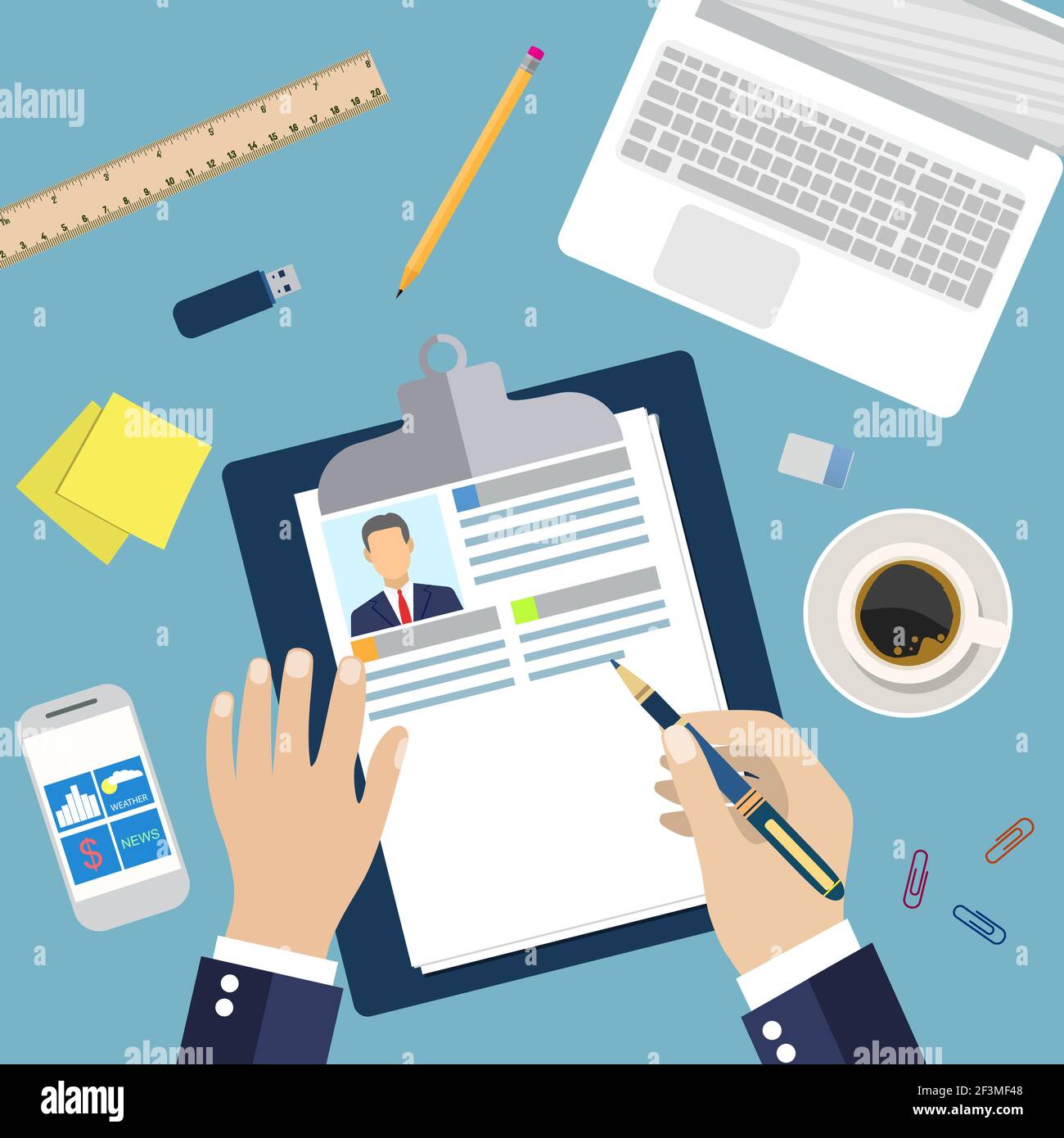 Man hand writing company Stock Vector Images - Alamy