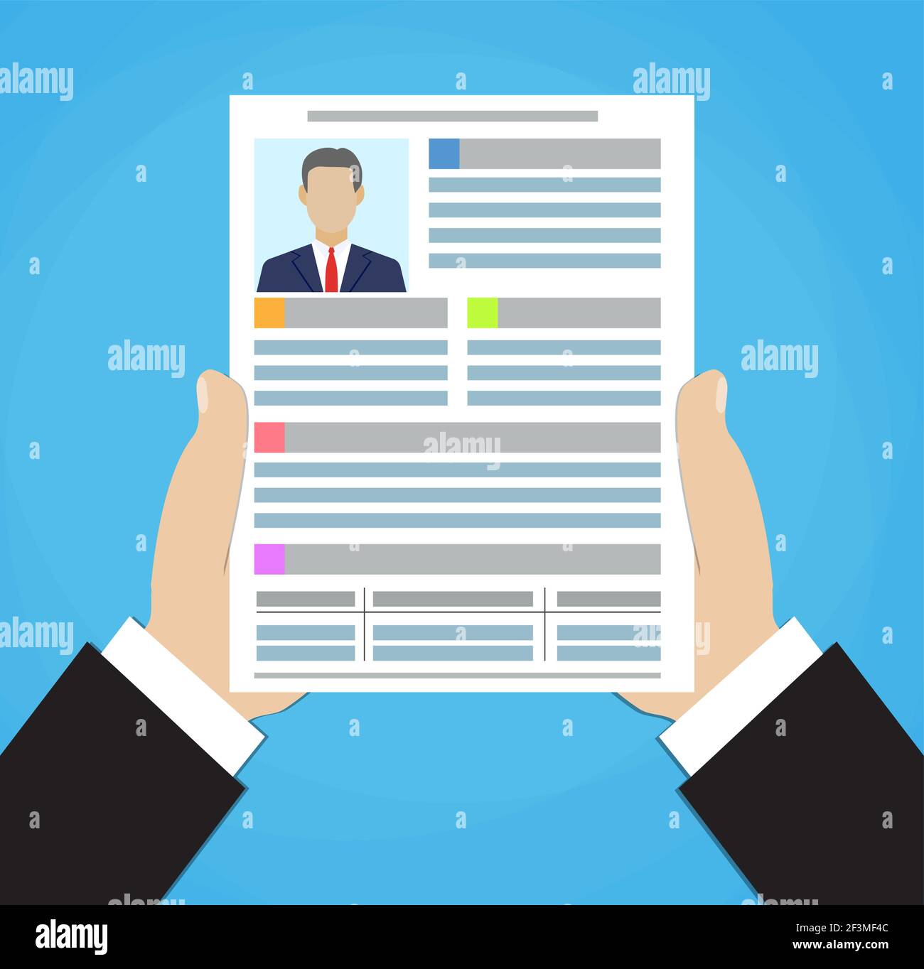 Male hand holding staff Stock Vector Images - Alamy