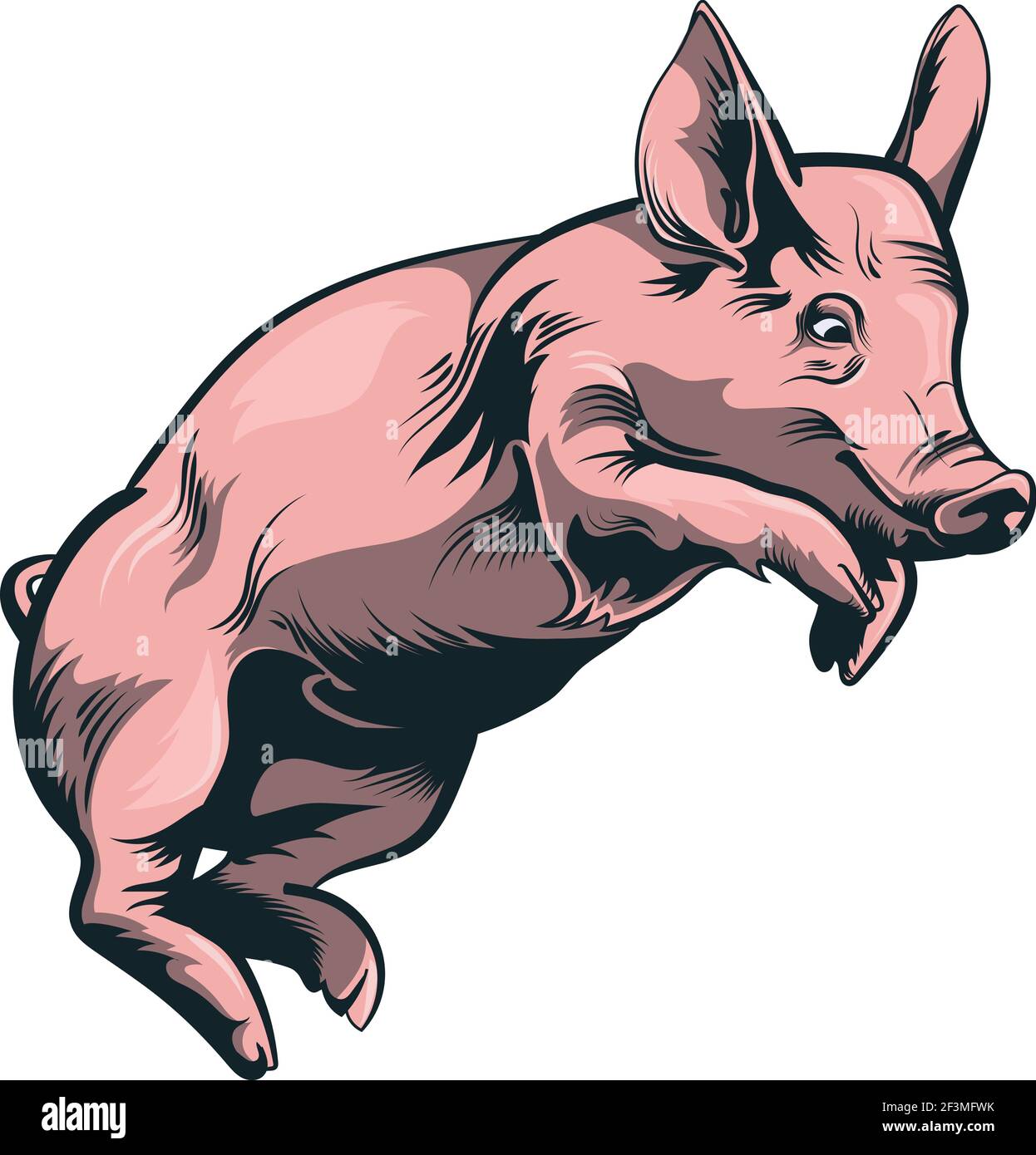 Little pork Stock Vector Images - Alamy
