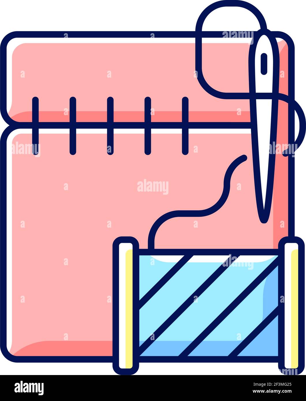 For hemming Stock Vector Images - Alamy