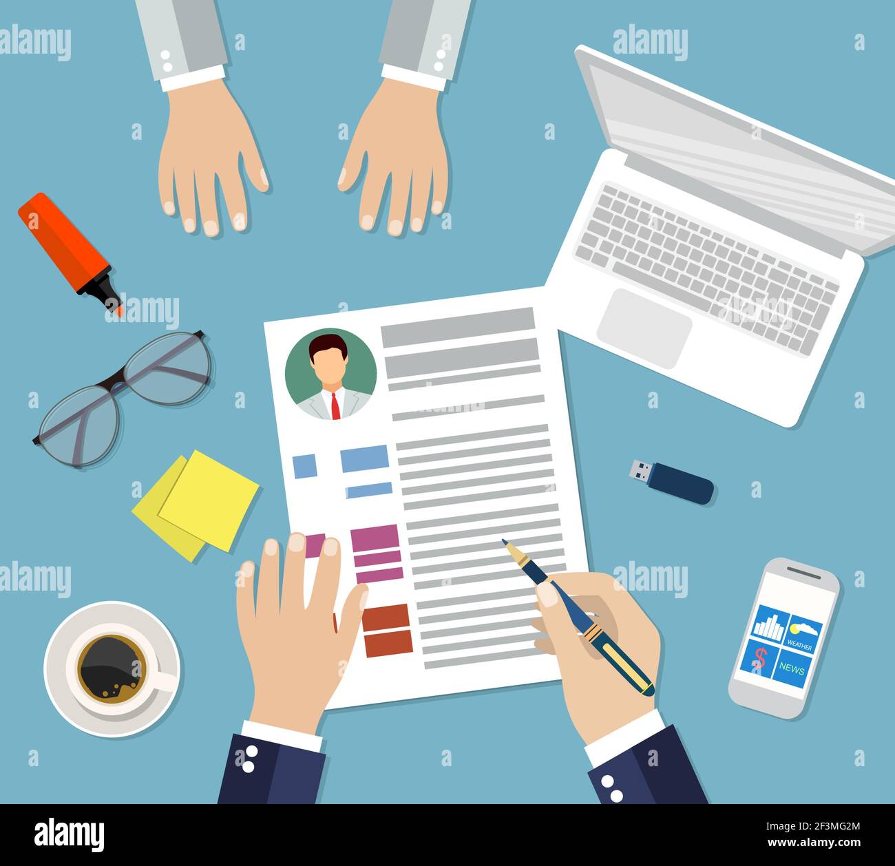 Human resources management concept Stock Vector Image & Art - Alamy