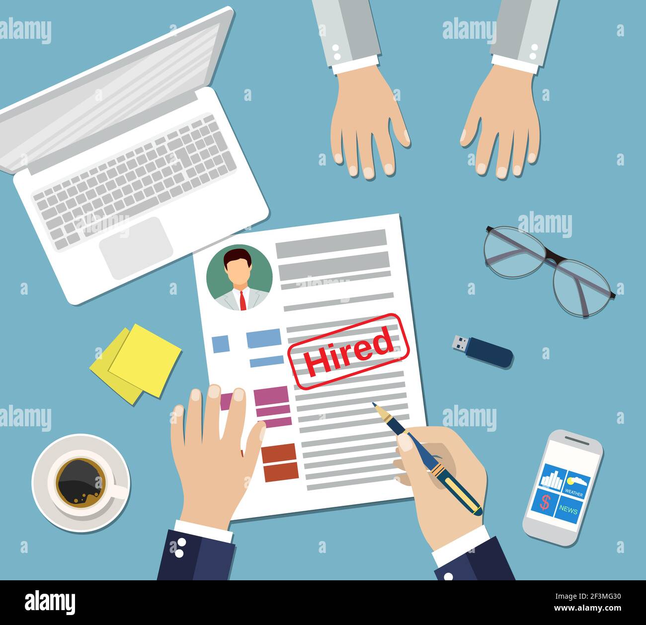 Human resources management concept Stock Vector Image & Art - Alamy