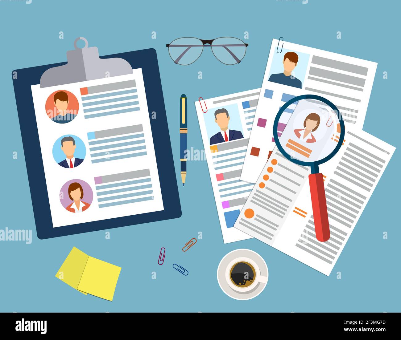 Human resources hand recruitment Stock Vector Images - Alamy