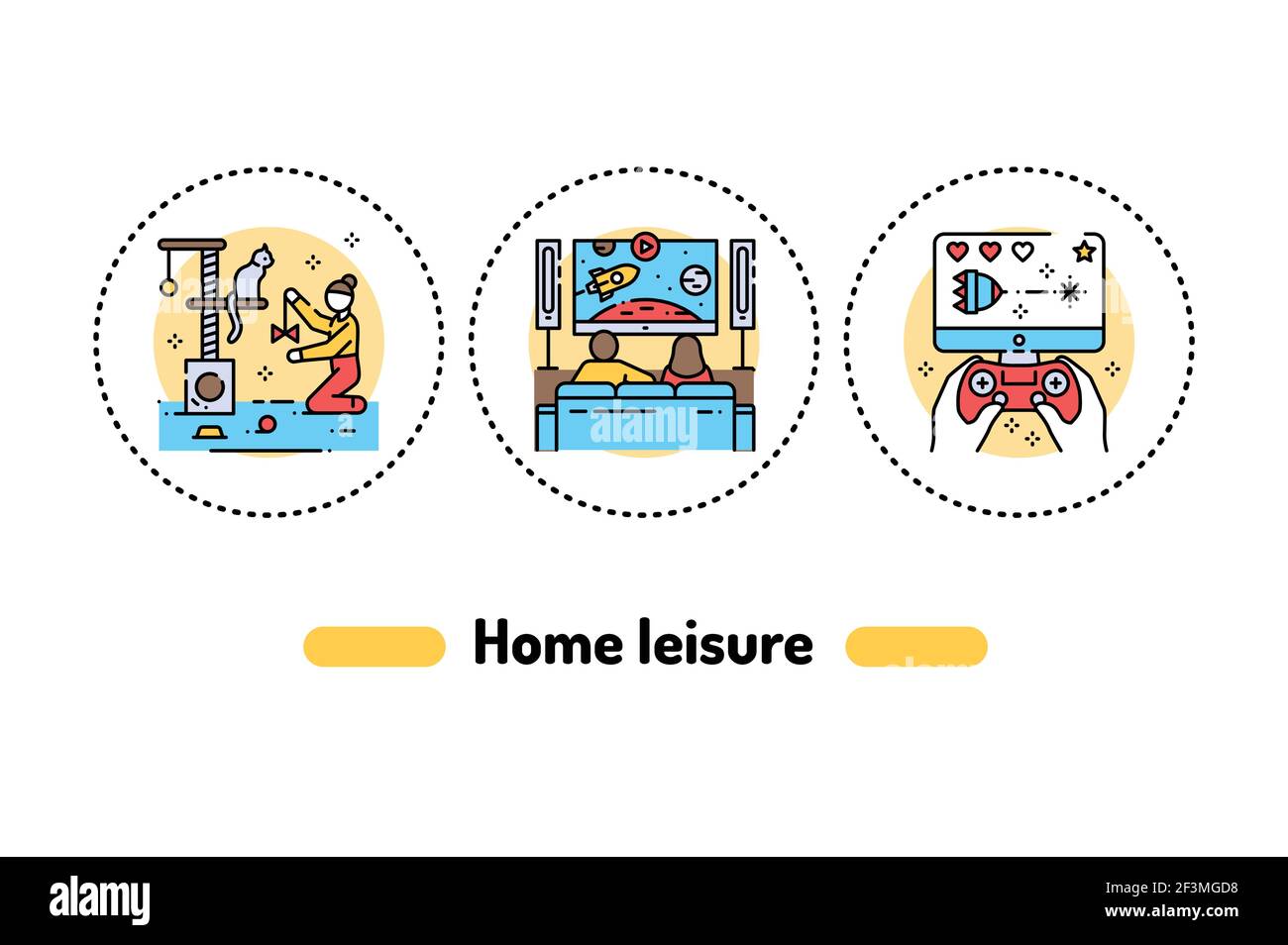 Gaming routine Stock Vector Images - Alamy