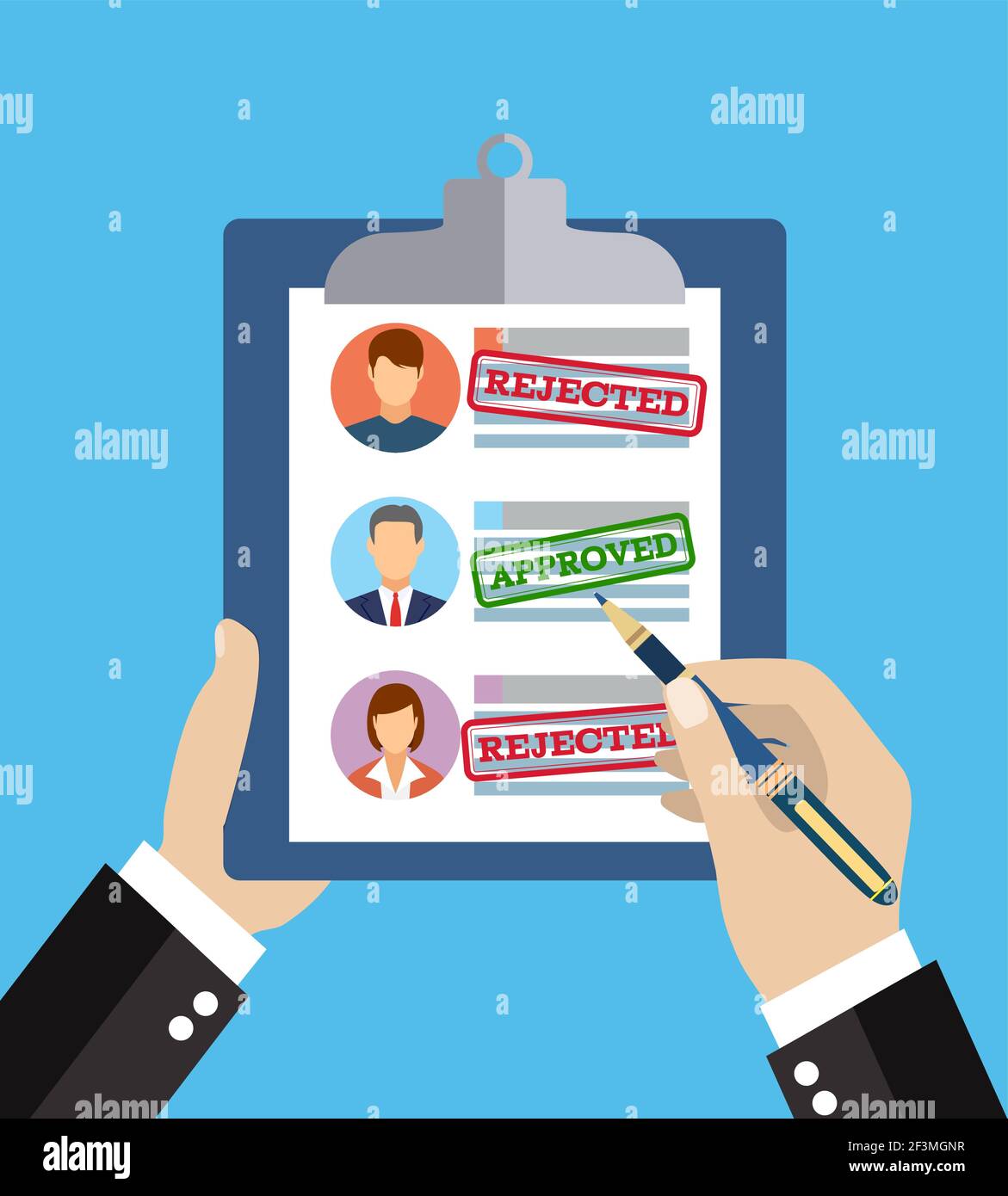 Banner staff head Stock Vector Images - Alamy