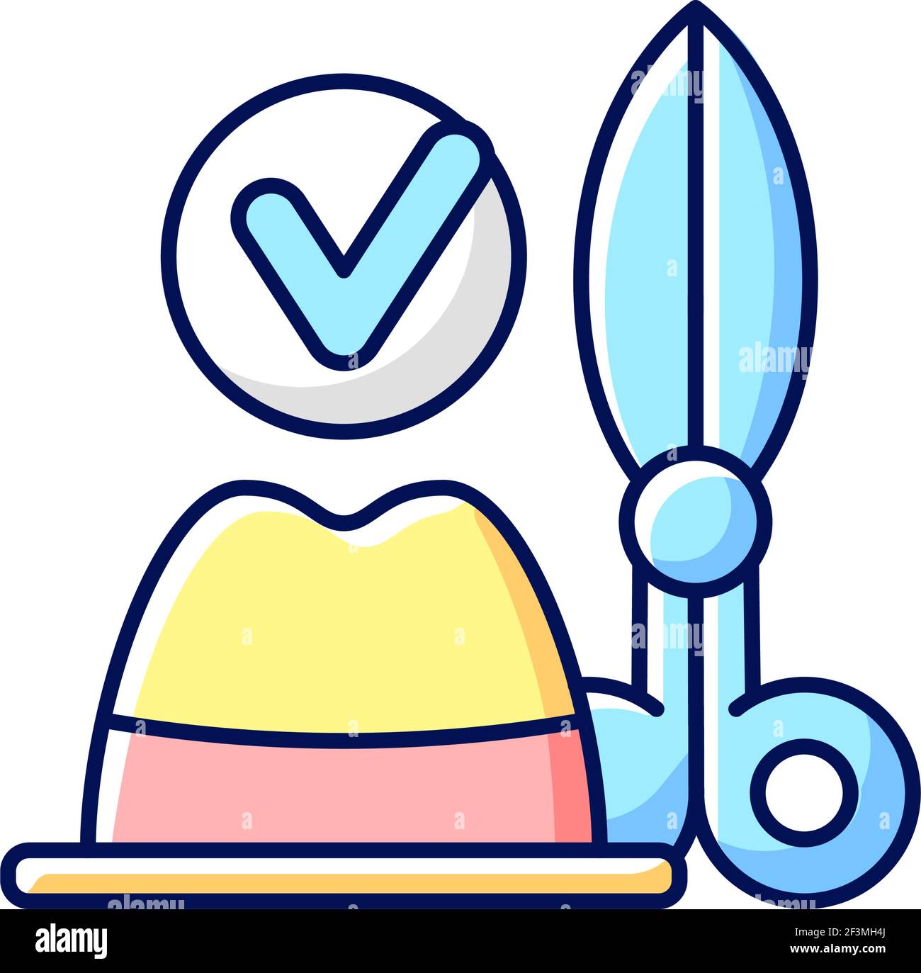 Hat repair and restoration RGB color icon Stock Vector Image & Art - Alamy