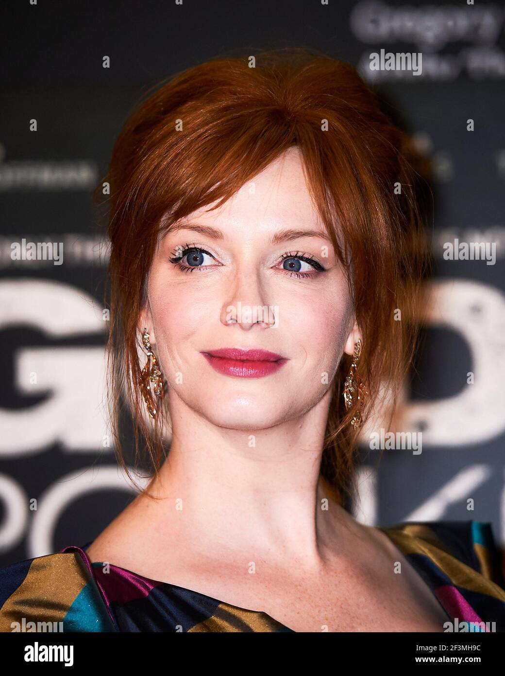 Christina Hendricks arrives at the God's Pocket photocall at the BFI ...