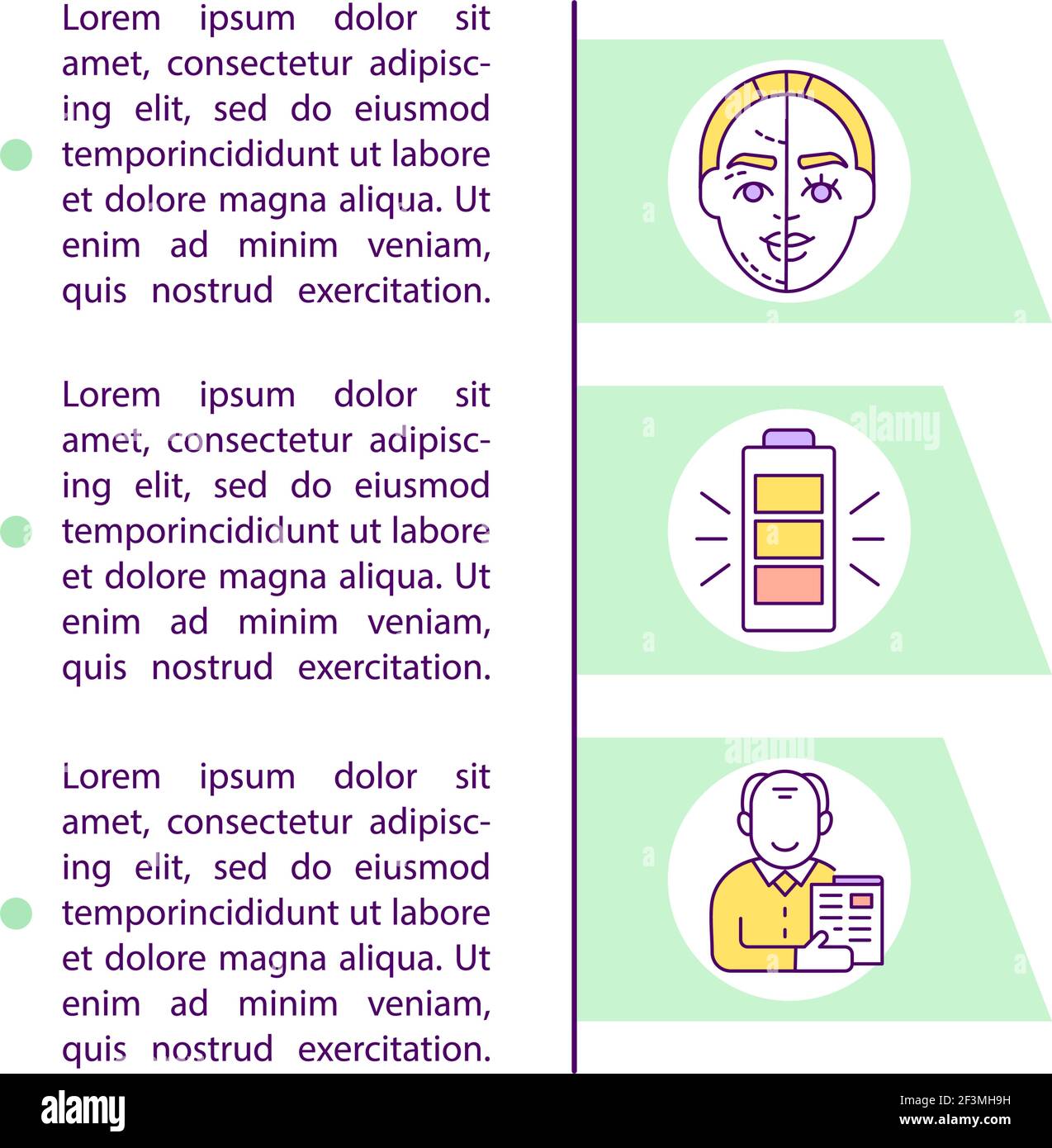 Longevity concept icon with text Stock Vector Image & Art - Alamy