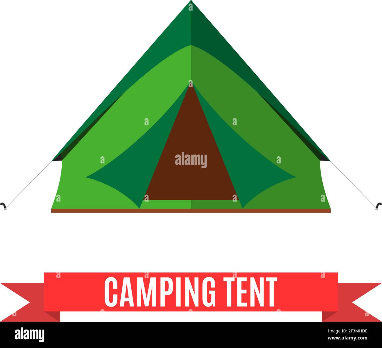 Simple clip art camping Cut Out Stock Images & Pictures - Alamy