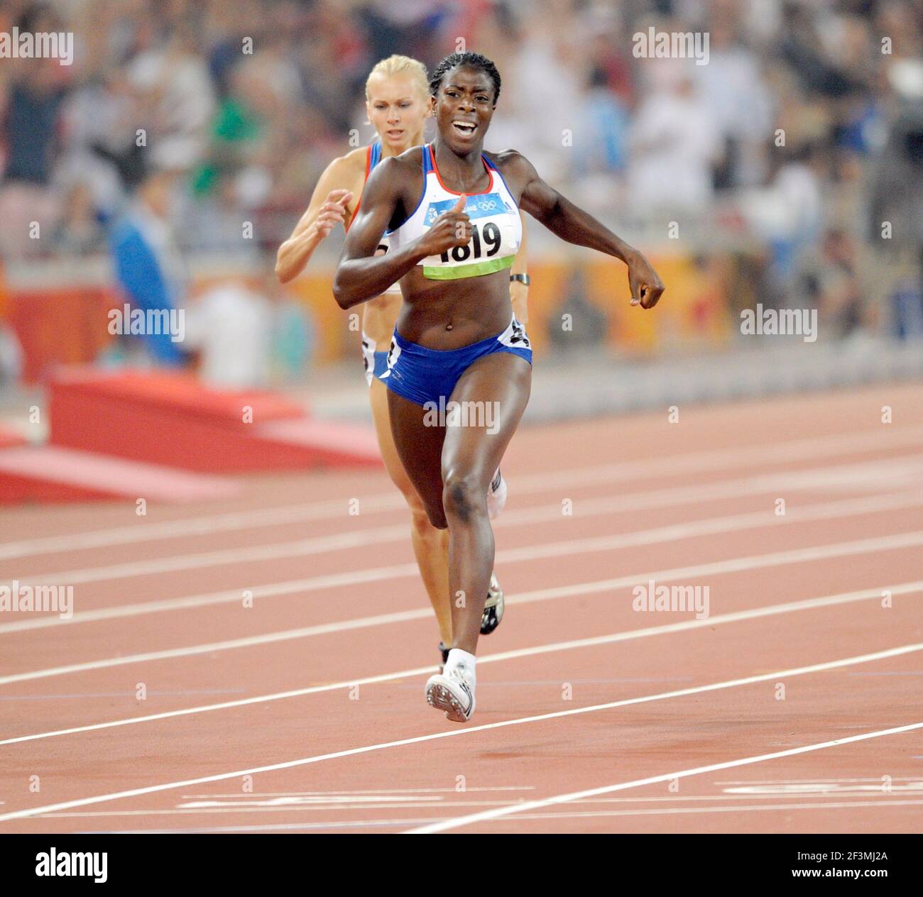 OLYMPIC GAMES BEIJING 2008. 11th DAY 19/8/08. WOMAN'S 400m FINAL CHRISTINE OHURUOGU WINS GOLD ...